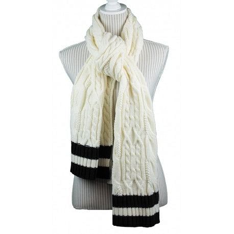 Cable Knit Scarf – Leg Smart